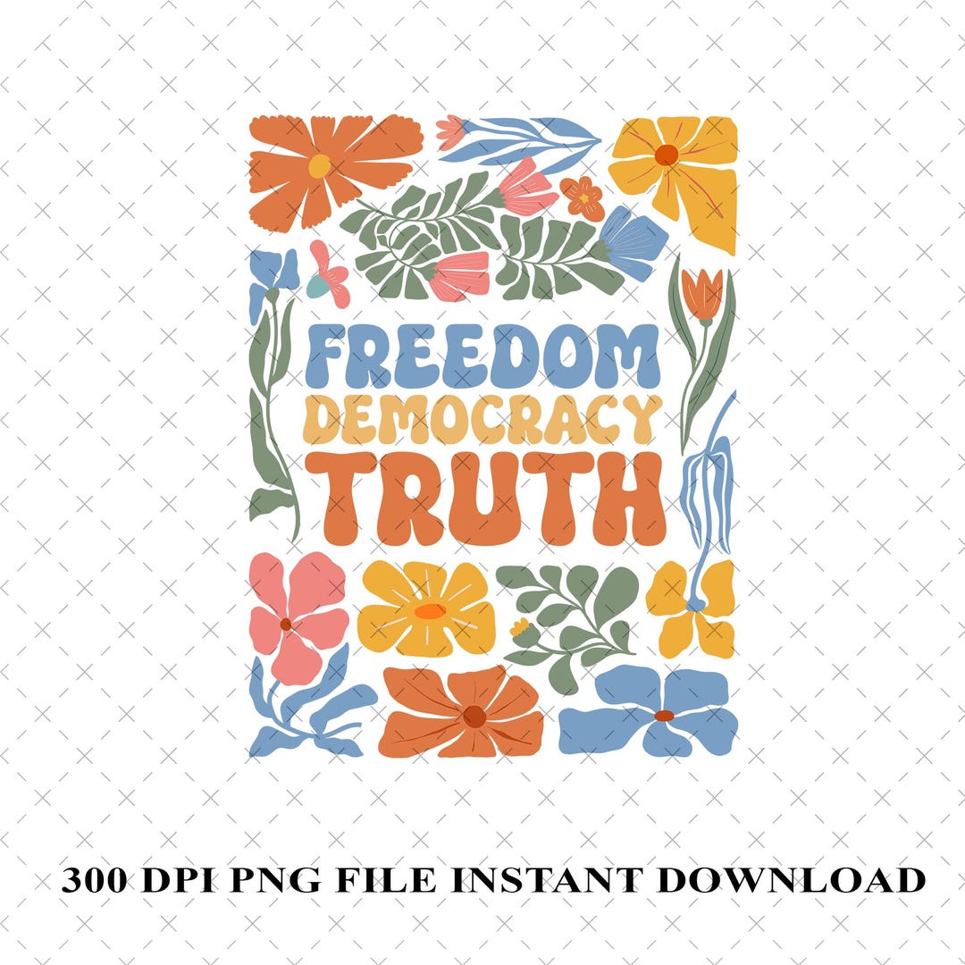 Patriotic Subtle FDT USA Png, Subtle Anti Trump Png, Freedom Democracy ...