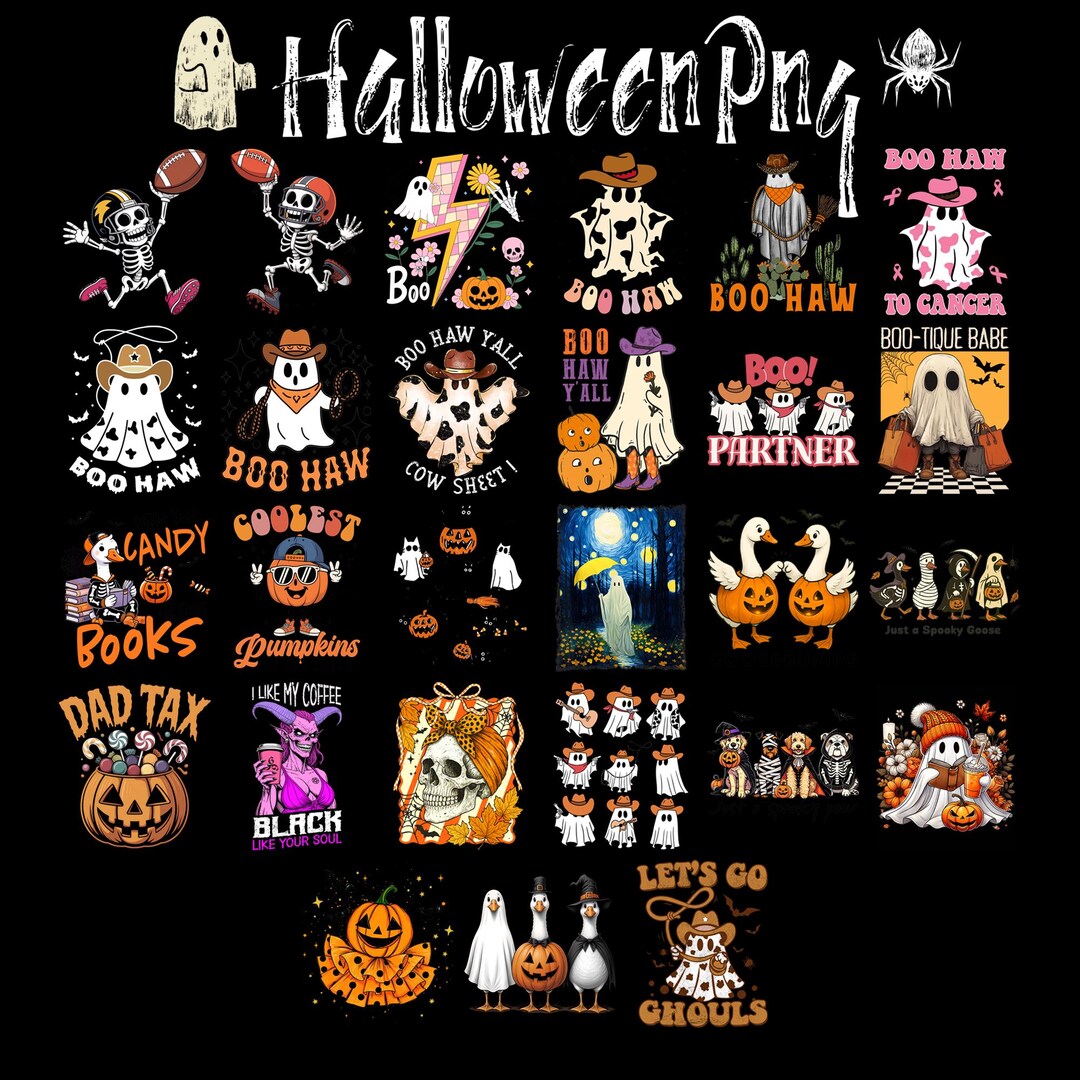 80+ Halloween Mega Bundle PNG, Halloween Png Bundle, Ghost PNG Bundle ...