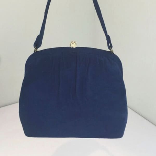 Blue Handbag - Etsy