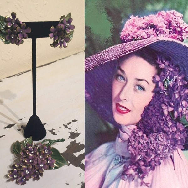 Lilac Brooch - Etsy