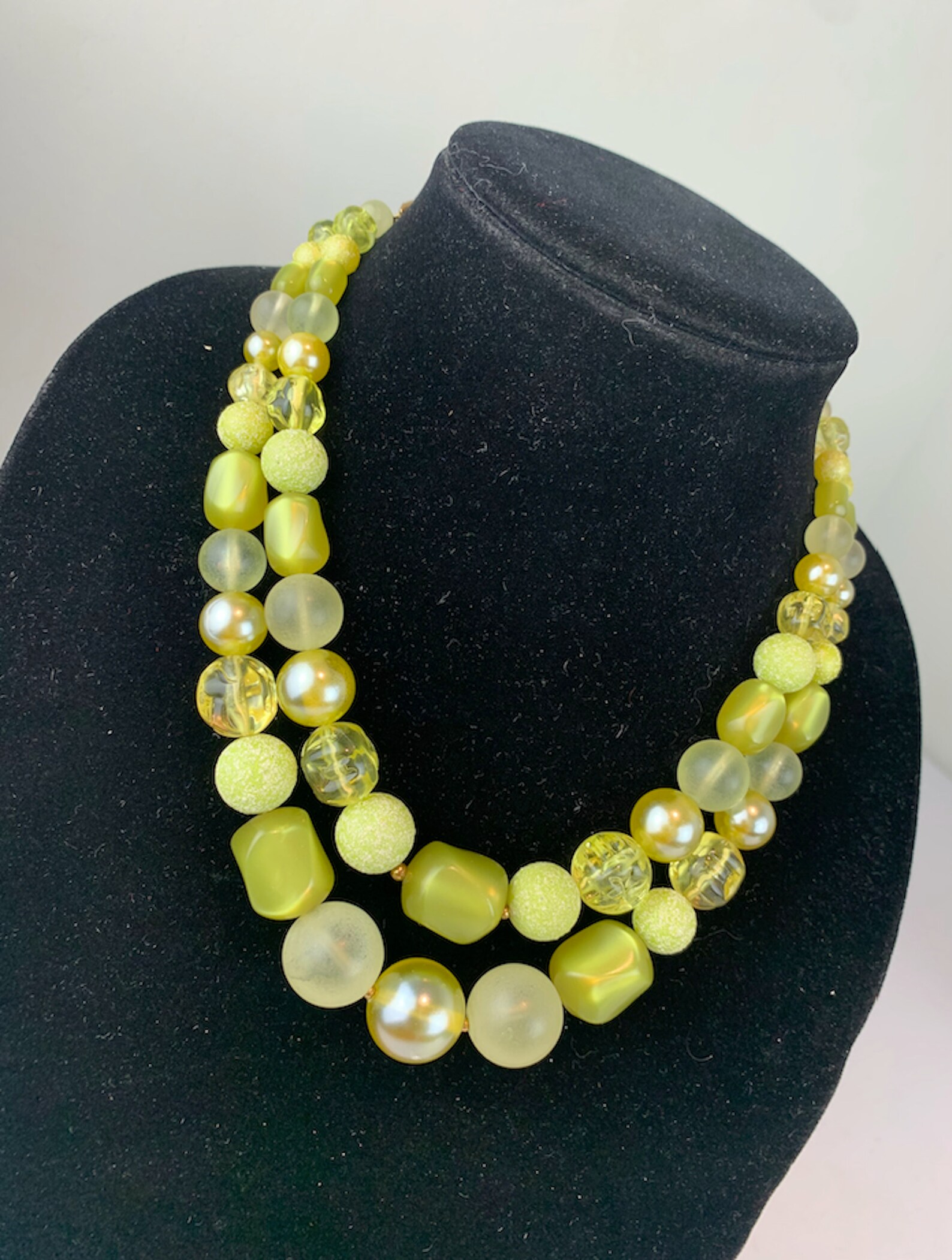 Tropical Persuasions - Vintage 1950s Chartreuse Muted Moonglow Sugar ...