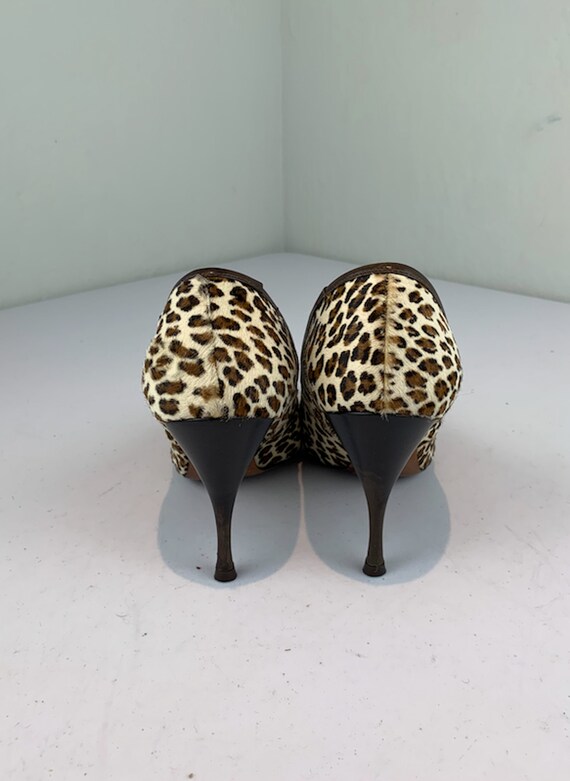 Kitten Time - Vintage 1950s Leopard Print Pony Hair S… - Gem