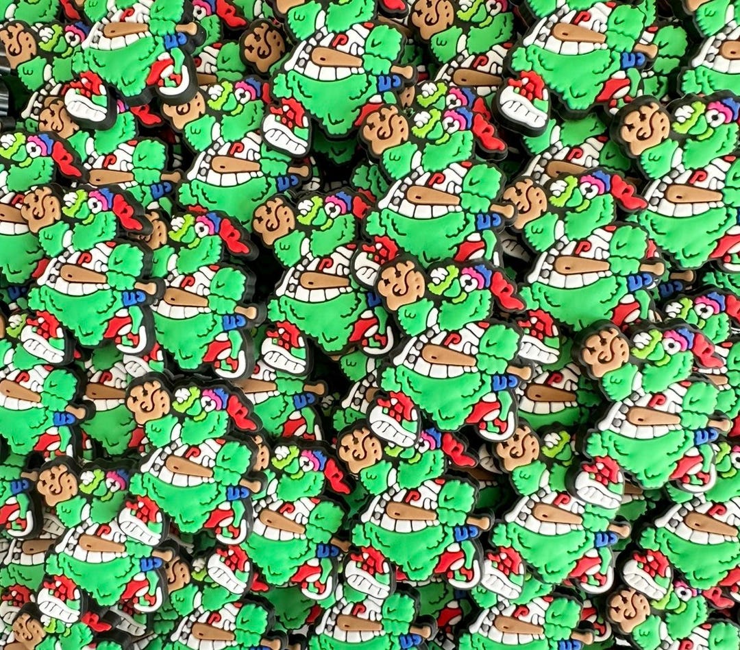 Philadelphia Phillies Phanatic INSPIRED Shoe Clog or for Bag Purse Tote ...