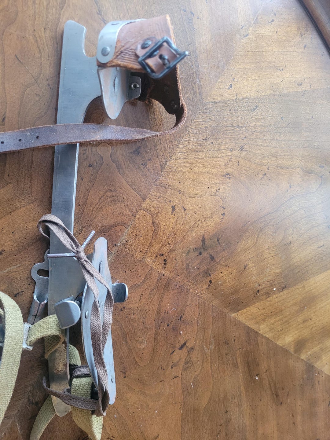 Vintage 1930's Clamp on Ice Skates (size 11) From Union Hardware ...