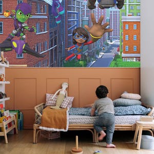 Spidey and His Amazing Friends Wallpaper Spidey Wall Art for Bedroom ...