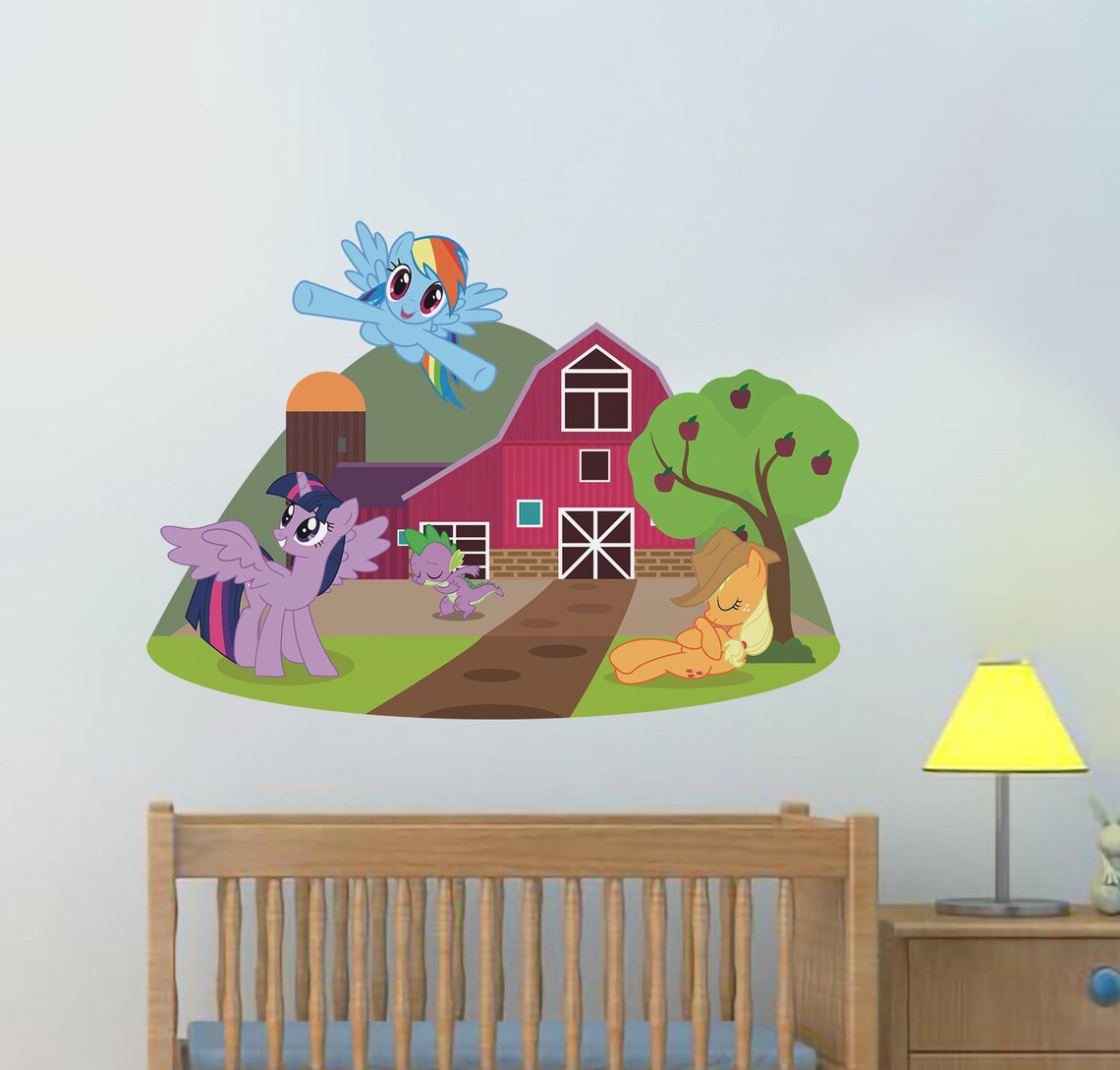 Peel and Stick My Little Pony Wall Decal Pony Wall Art Bedroom Wall ...