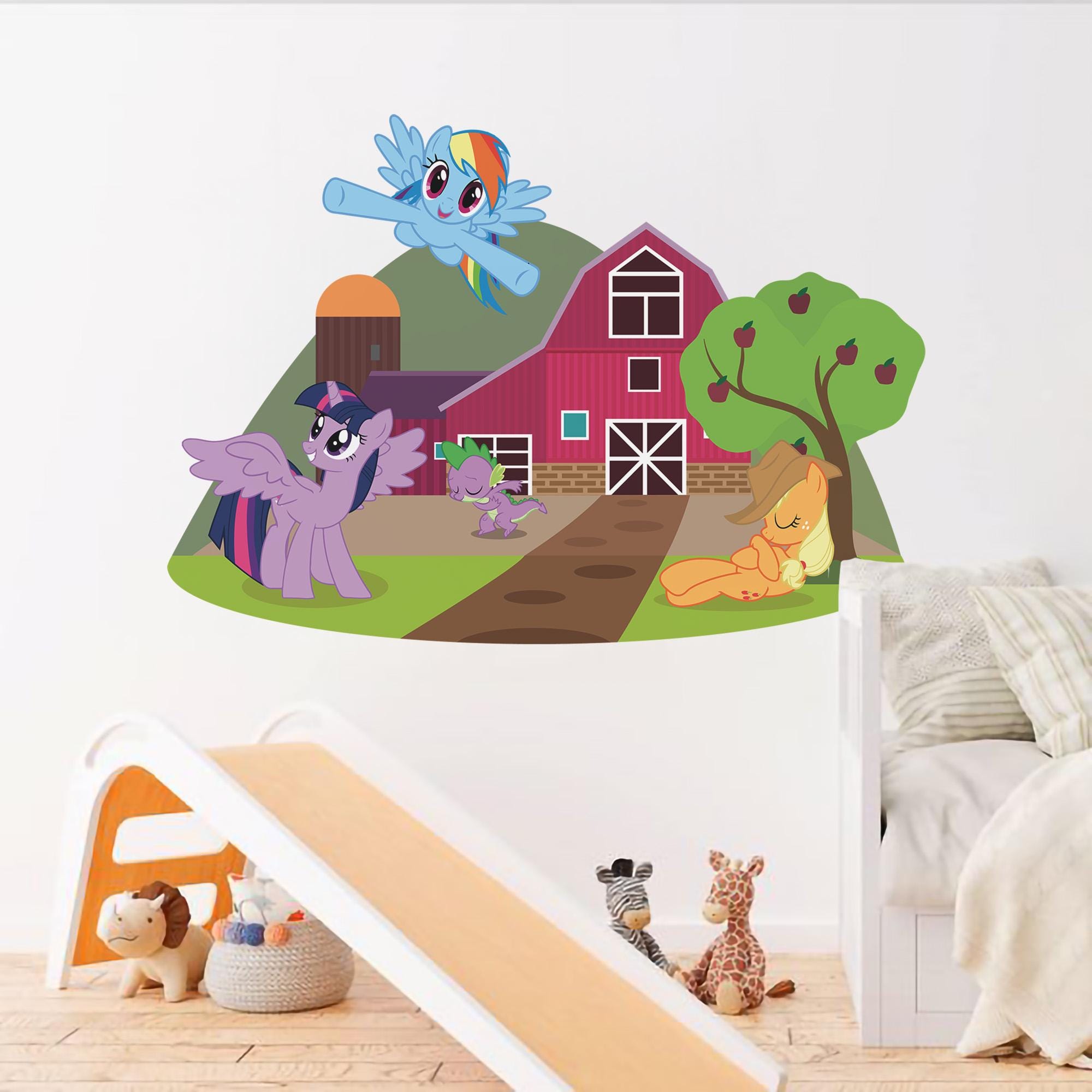 Removable My Little Pony Wall Decal Famous Cartoon Wall Art Toys Wall ...