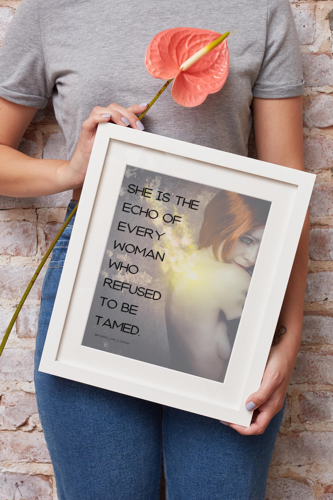 She is the Echo of Every Woman Who Refused to Be Tamed | Edgy Printable ...