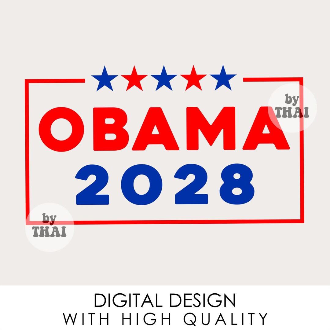Obama 2028 Yes We Can Again Png Digital Download Sublimation - Etsy