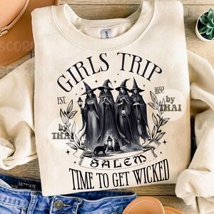 Girls Trip Salem PNG: Witchy Halloween Digital Download - Etsy