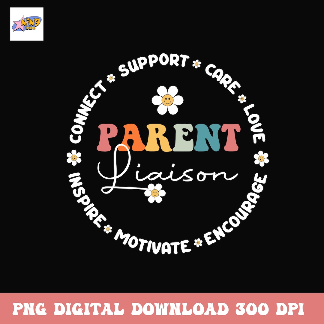 Parent Liaison Appreciation Week Png, Back to School Png, Retro Groovy ...