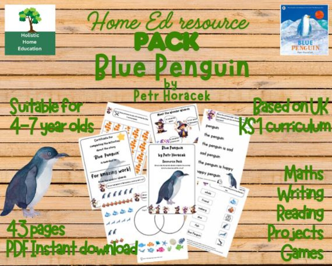 KS1 Curriculum Resource Pack Inspired by the Story Blue Penguin. Full ...