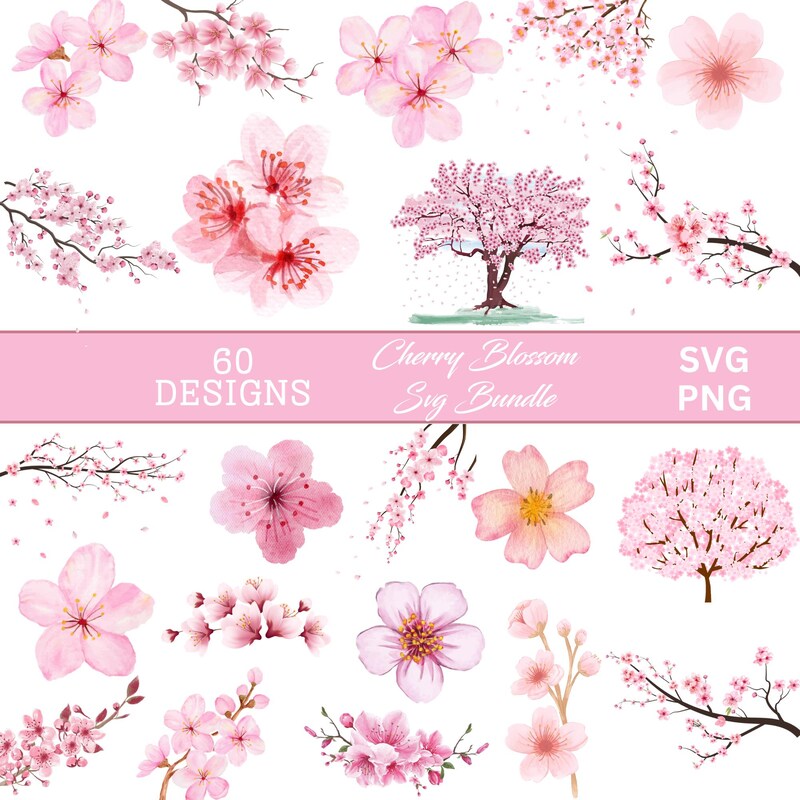 Pink Cherry Blossom - Etsy