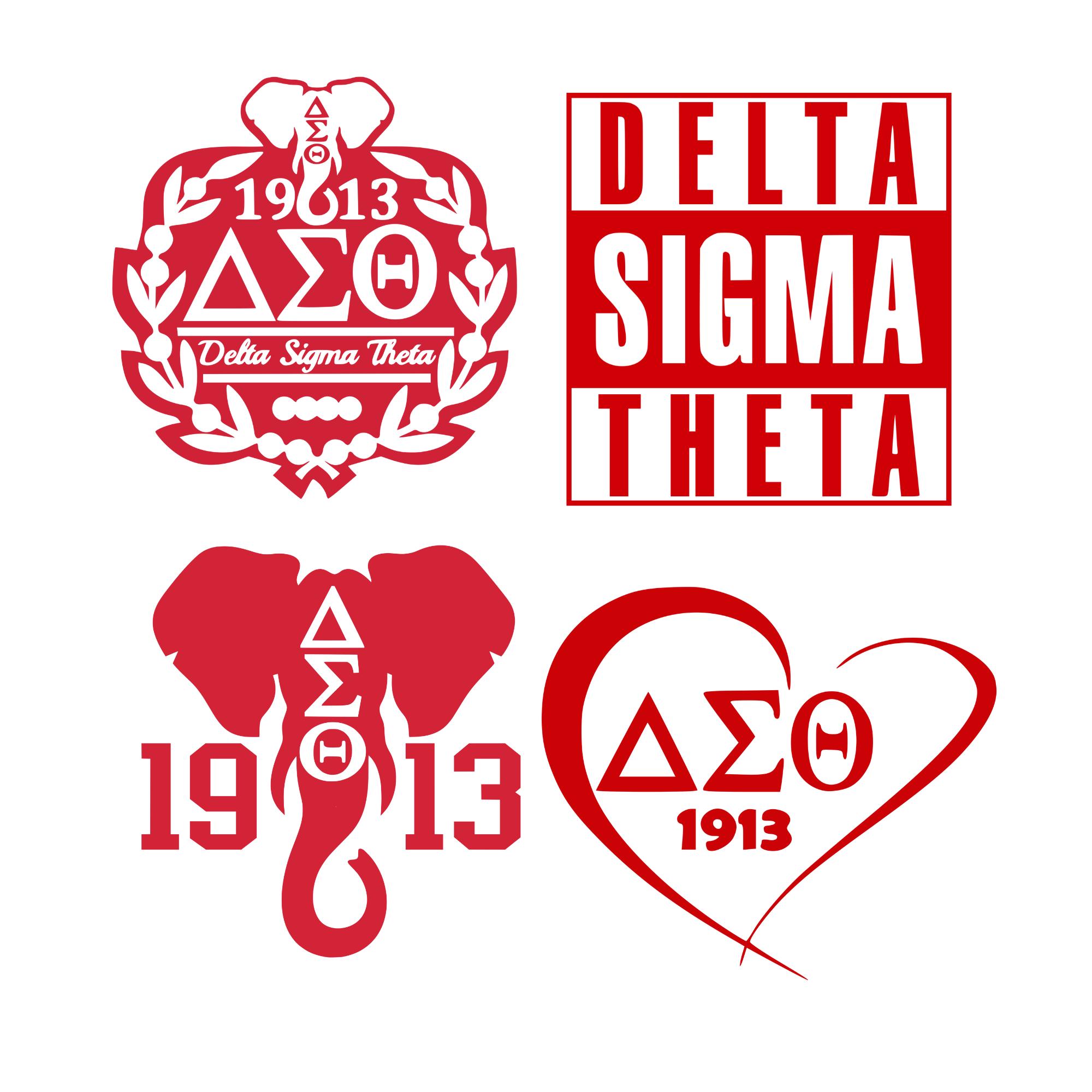 Delta Sigma Theta Svg Bundle, 1913 Hand Sign Cut Files, Delta Sigma ...