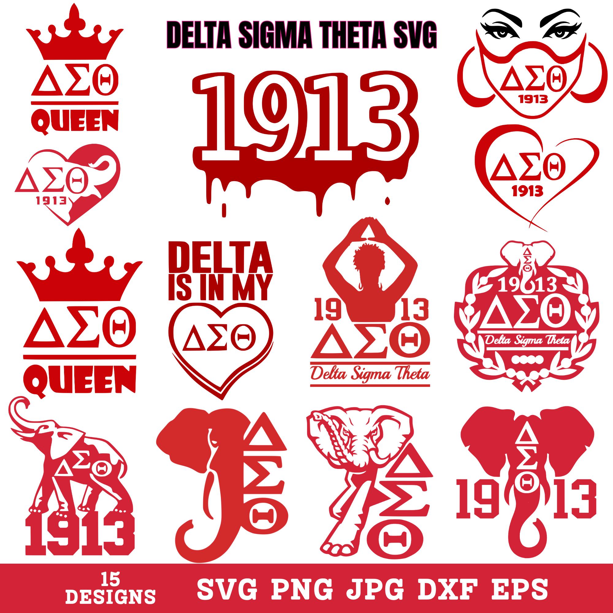 Delta Sigma Theta Svg Bundle, 1913 Hand Sign Cut Files, Delta Sigma ...