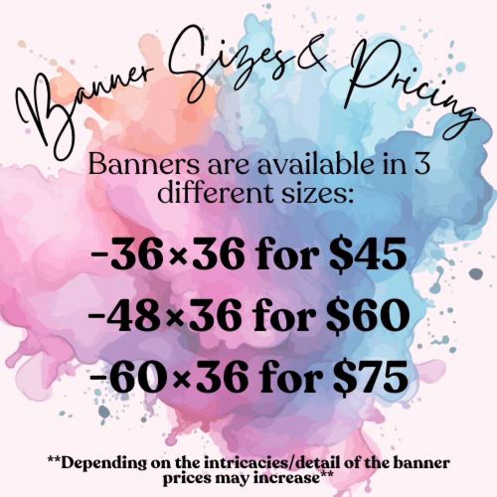 Hand Painted Birthday Banner. Custom Birthday Banner. Brown Paper ...