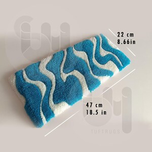 Hand Tufted Gamer Keyboard Rug – Unique Wavy Tufting Design, Puffy ...