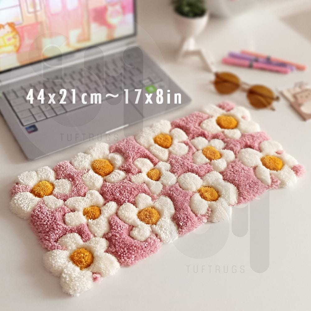 Custom Tufting Keyboard Rug – 3D Workspace Decor, Puffy Wrist Pad ...