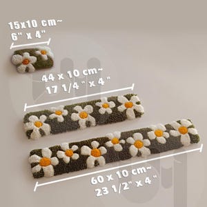 Custom Tufted Keyboard Rug – Fluffy Daisy Moss Pad, Puffy Wrist Rest ...