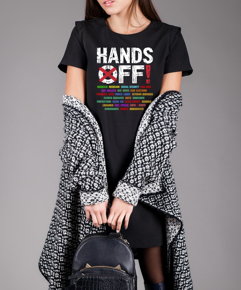 Hands off Protest Png Download, Medicaid Medicare Social Security ...