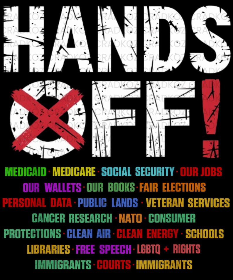 Hands off Protest Png Download, Medicaid Medicare Social Security ...