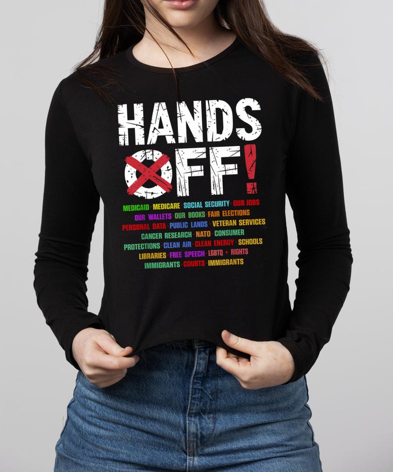 Hands off Protest Png Download, Medicaid Medicare Social Security ...