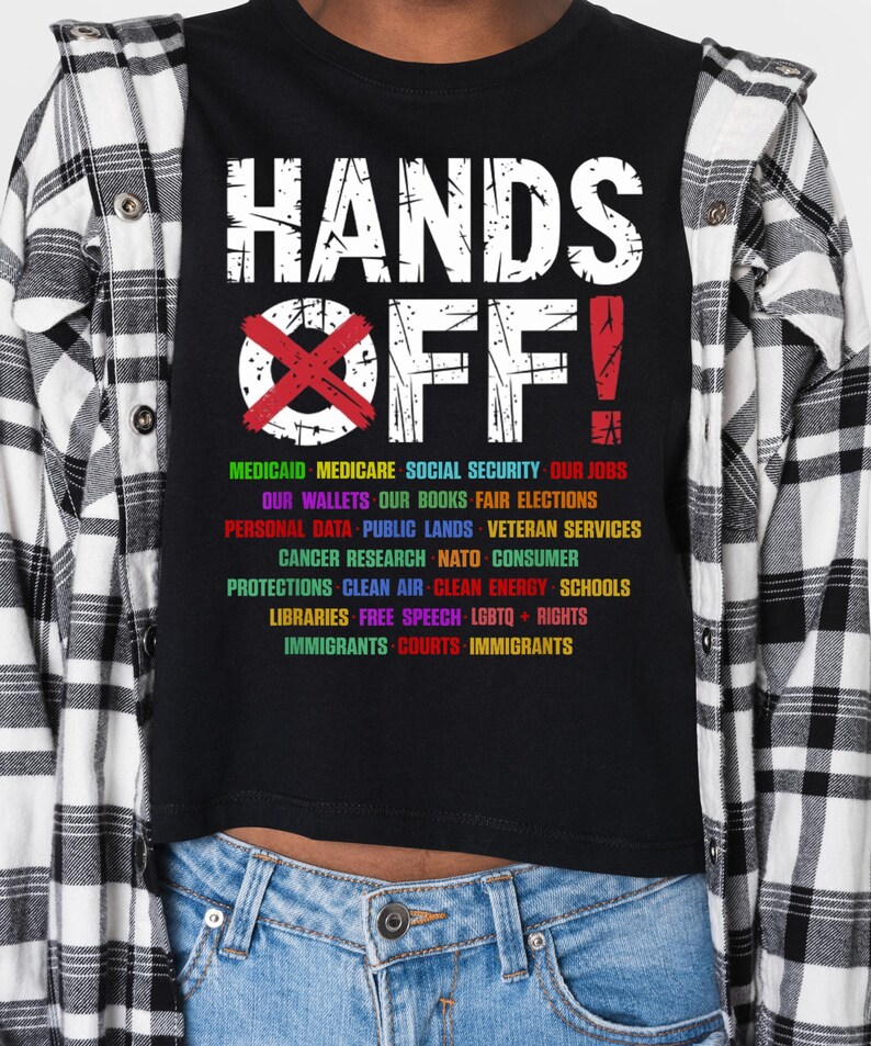 Hands off Protest Png Download, Medicaid Medicare Social Security ...