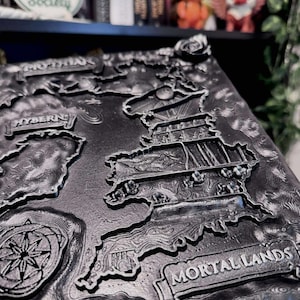 ACOTAR World Map- 3D Prythian Map, the Night Court, Fantasy Book Map, A ...