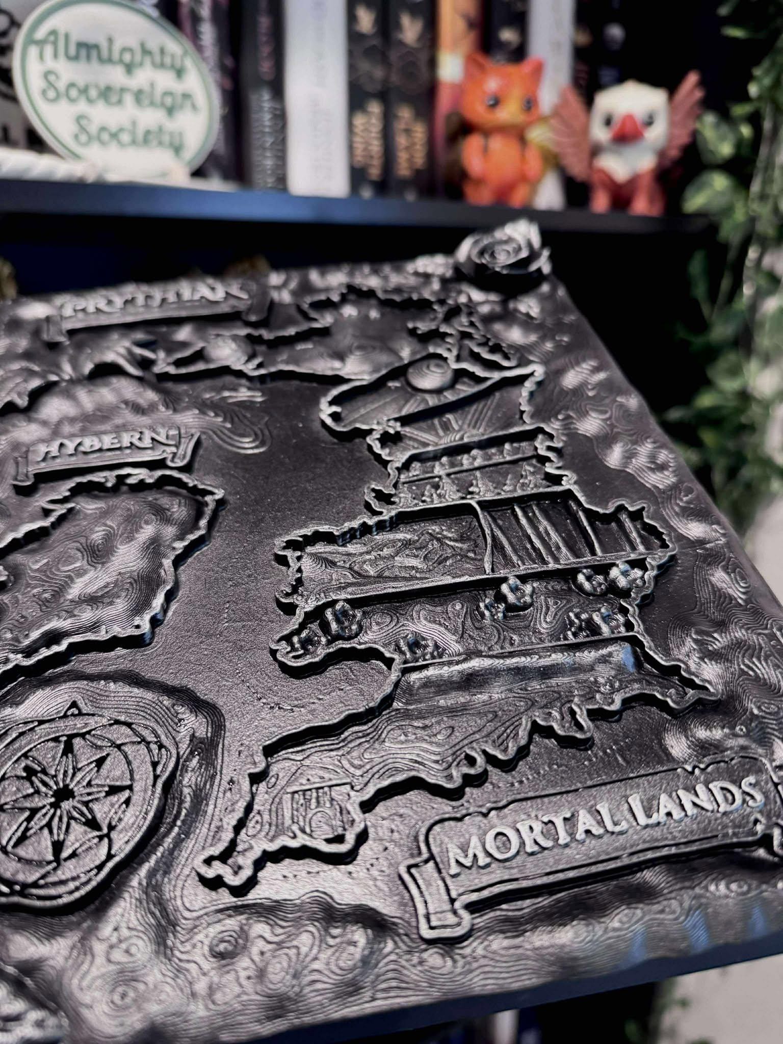 ACOTAR World Map- 3D Prythian Map, the Night Court, Fantasy Book Map, A ...