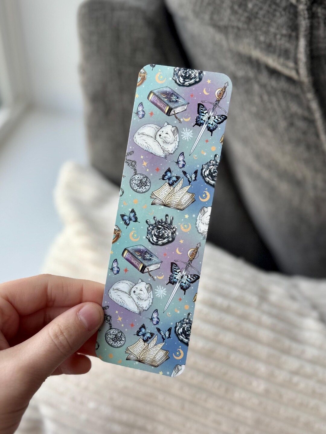 Quicksilver Bookmark- Kingfisher Merch, Romantasy Double Sided Bookmark ...