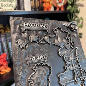 ACOTAR World Map- 3D Prythian Map, the Night Court, Fantasy Book Map, A ...