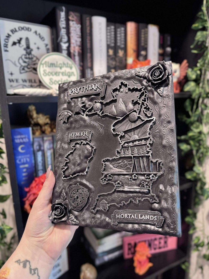 ACOTAR World Map- 3D Prythian Map, the Night Court, Fantasy Book Map, A ...