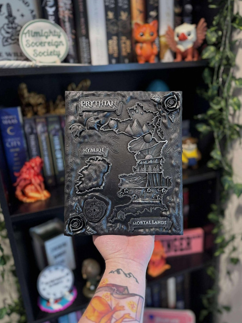 ACOTAR World Map- 3D Prythian Map, the Night Court, Fantasy Book Map, A ...
