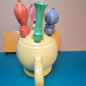 Vintage Fiesta Knifes, Fiesta Cheese Knife, Fiesta Knifes in Teapot ...