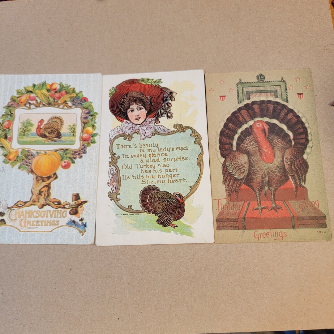 Vintage Thanksgiving Postcards, Old Thanksgiving Postcards, Old Post ...