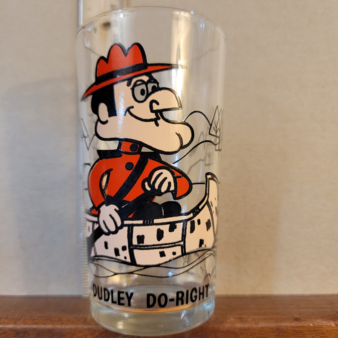 Pepsi Glass, Pepsi Cartoon Glass, Pepsi Dudley Do Right Canoe Glass ...