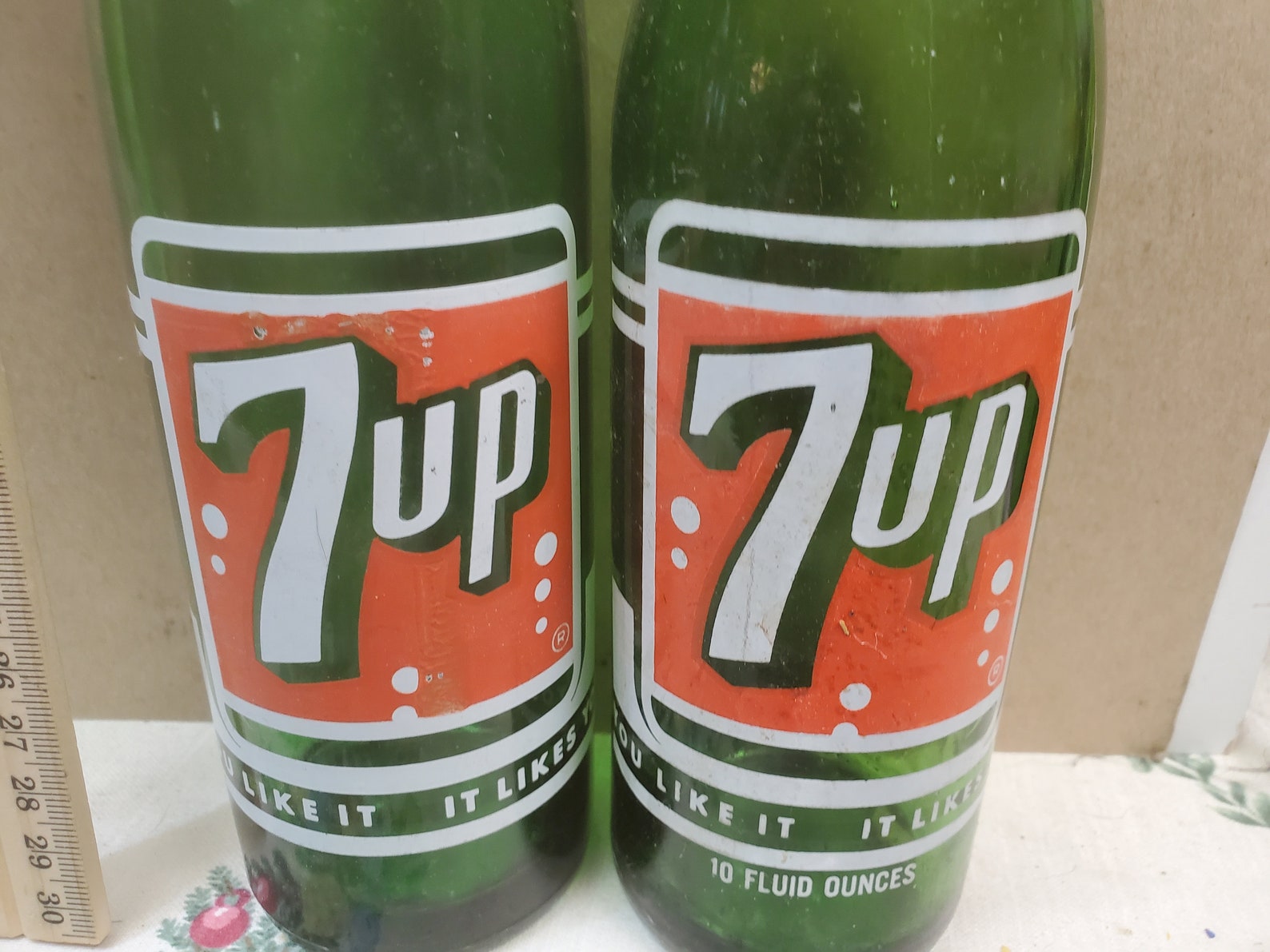 Vintage 7up Pop Bottles Old Seven up Pop Bottles Old - Etsy