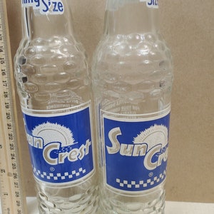 Vintage Sun Crest Pop Bottles, Old Sun Crest Pop Bottles, Old Bottles ...