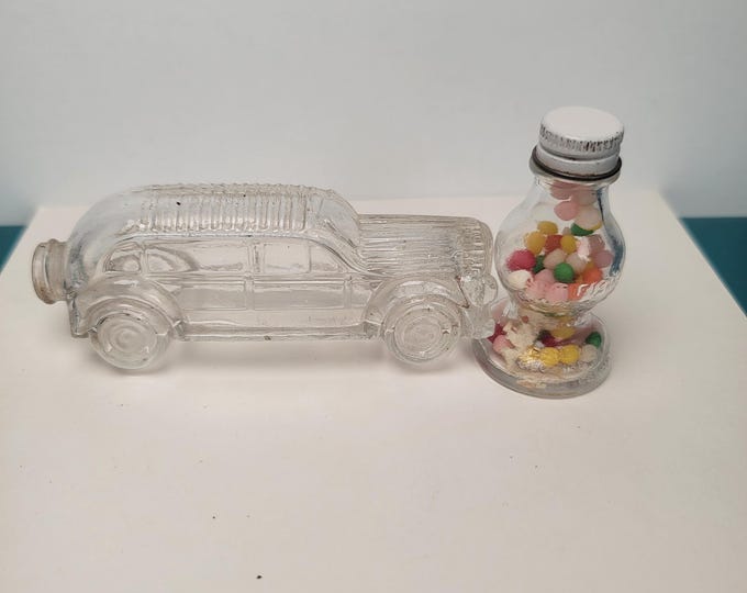 Vintage Glass Candy Container, Old Glass Candy Container, Glass Candy ...
