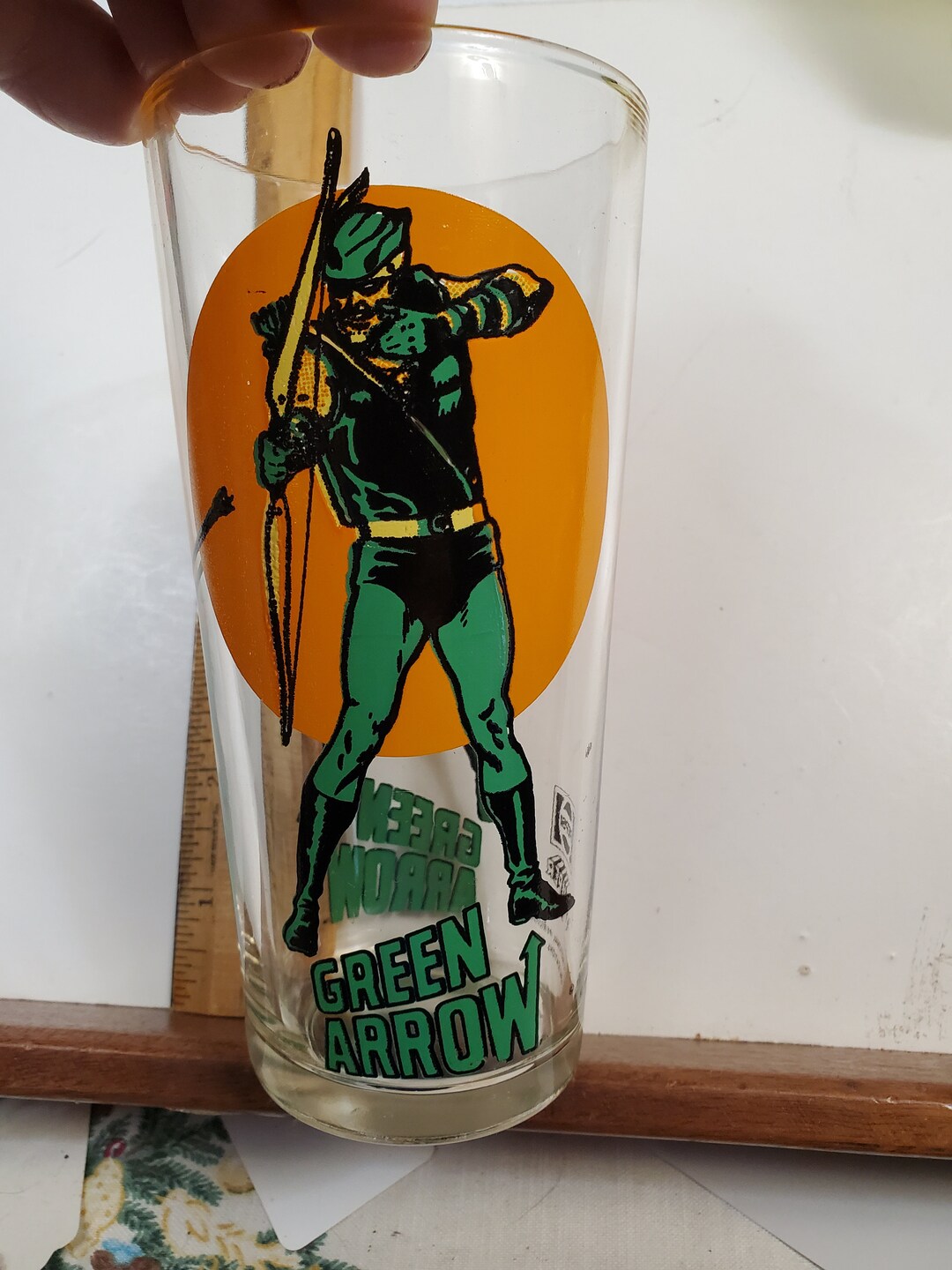 Pepsi Superheroes Glass, Moon Superhero, Green Arrow Moon Superhero ...