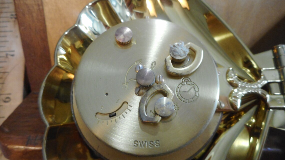 Vintage Helveco Clock Swiss Clock Clamshell Clock Swiss - Etsy