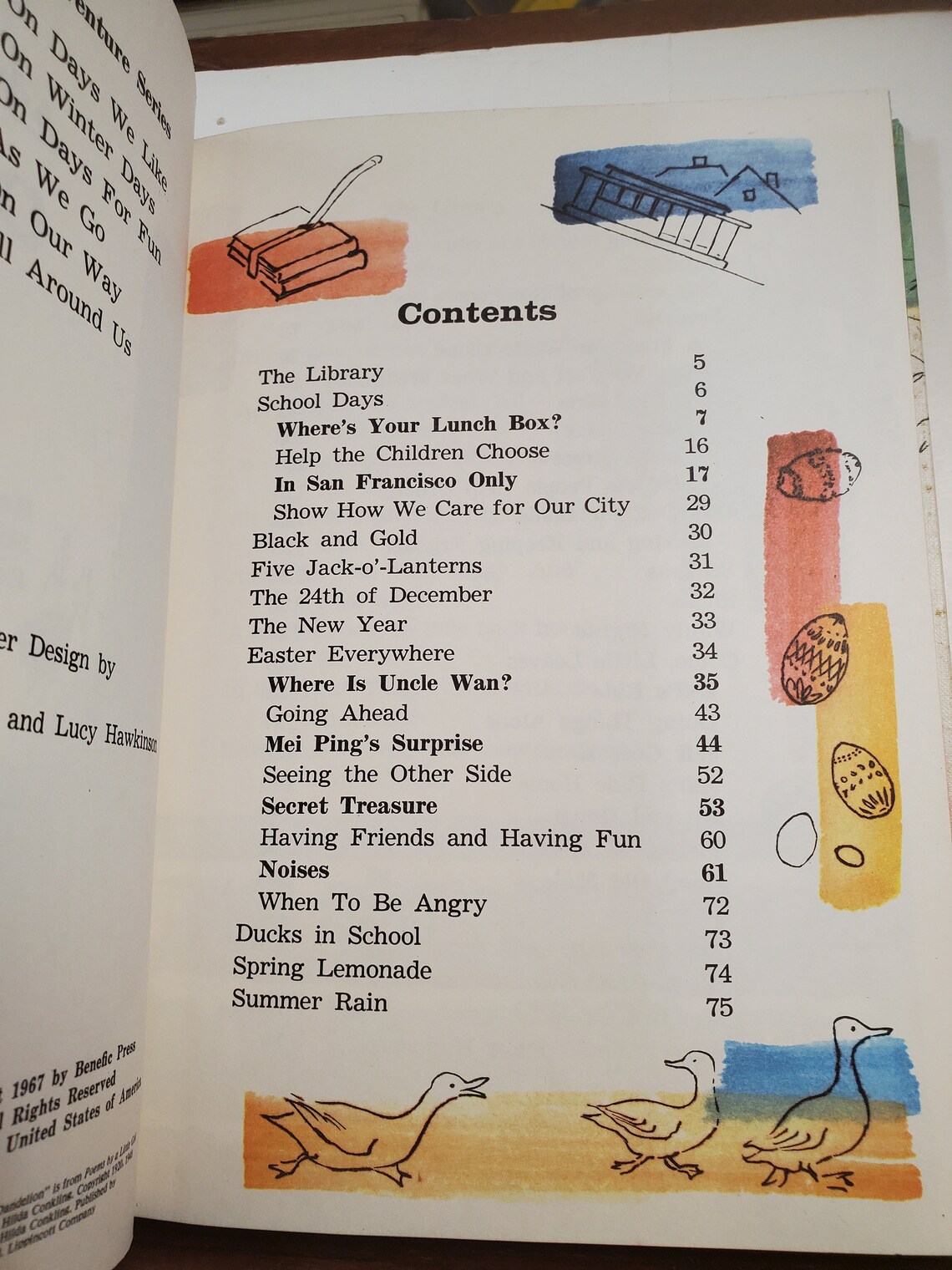 On Our Way Reading Book, Vintage Textbook, Vintage School Book, Old ...