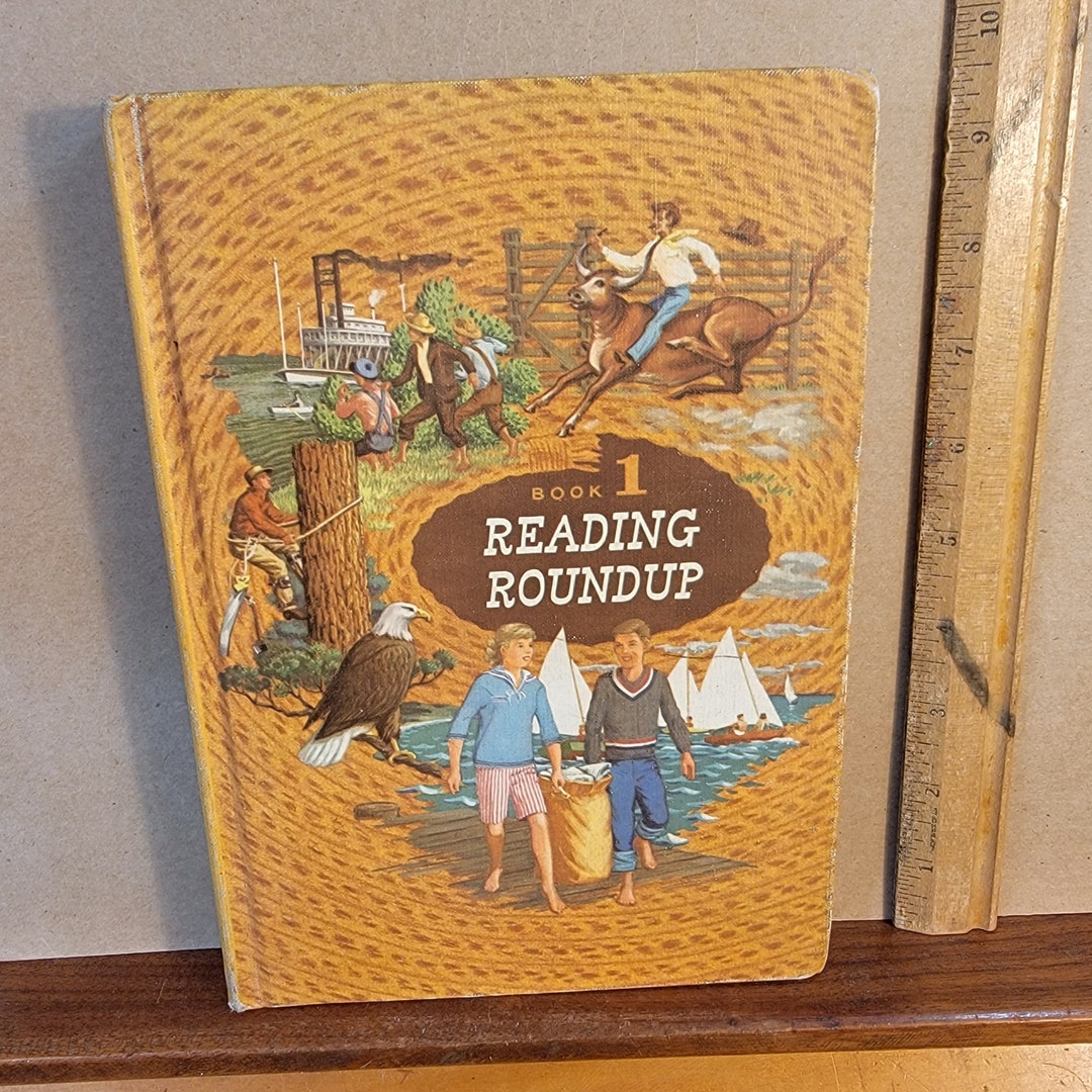 Reading Roundup, Old School Book, Vintage Text, Vintage Reader, Vintage ...
