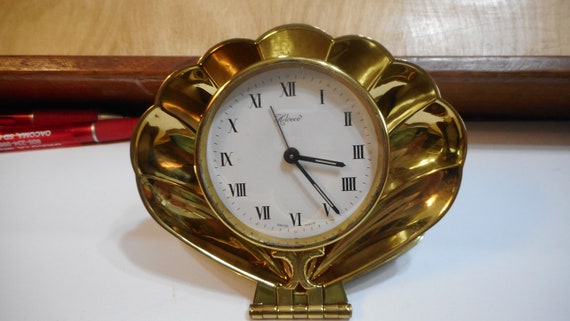Vintage Helveco Clock Swiss Clock Clamshell Clock Swiss | Etsy