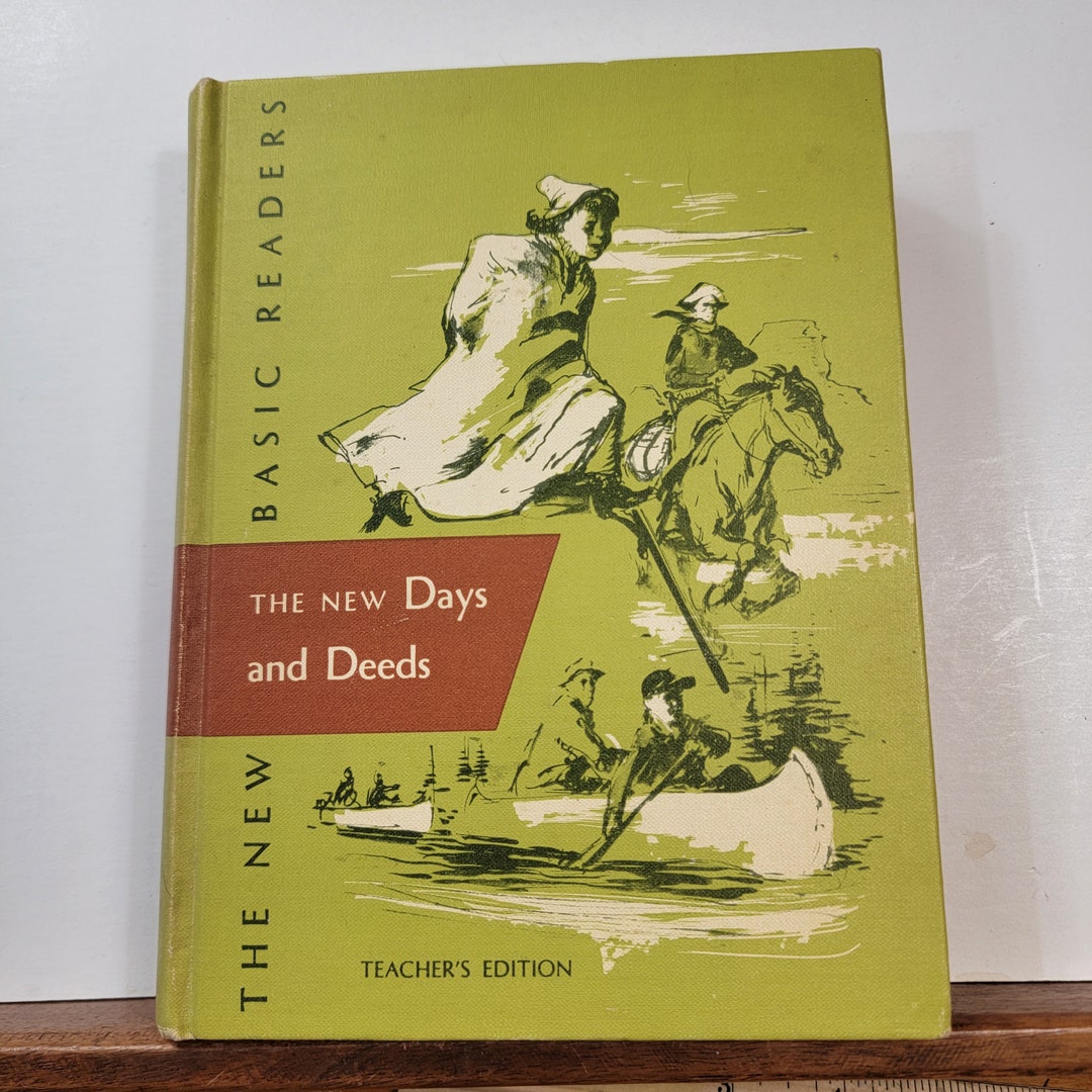 The New Days and Deeds Teachers Edition, Old School Book, Vintage Text ...