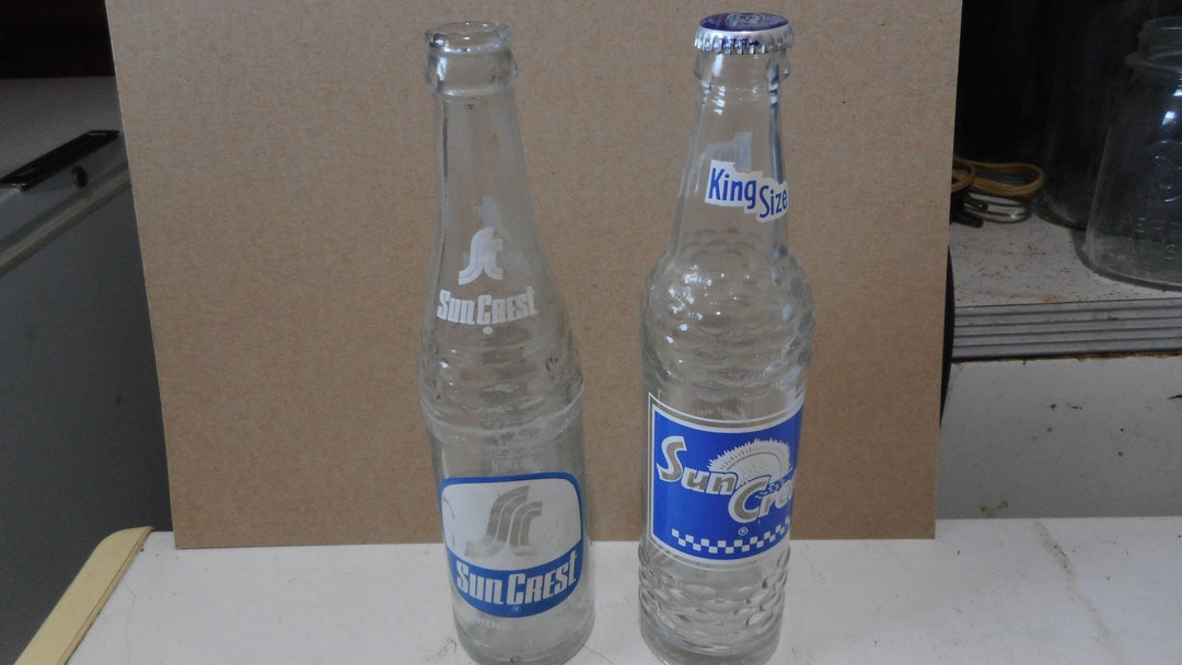 Pair Suncrest Pop Bo[ttles, Pop Bottle, Vintage Pop Bottle, Vintage ...