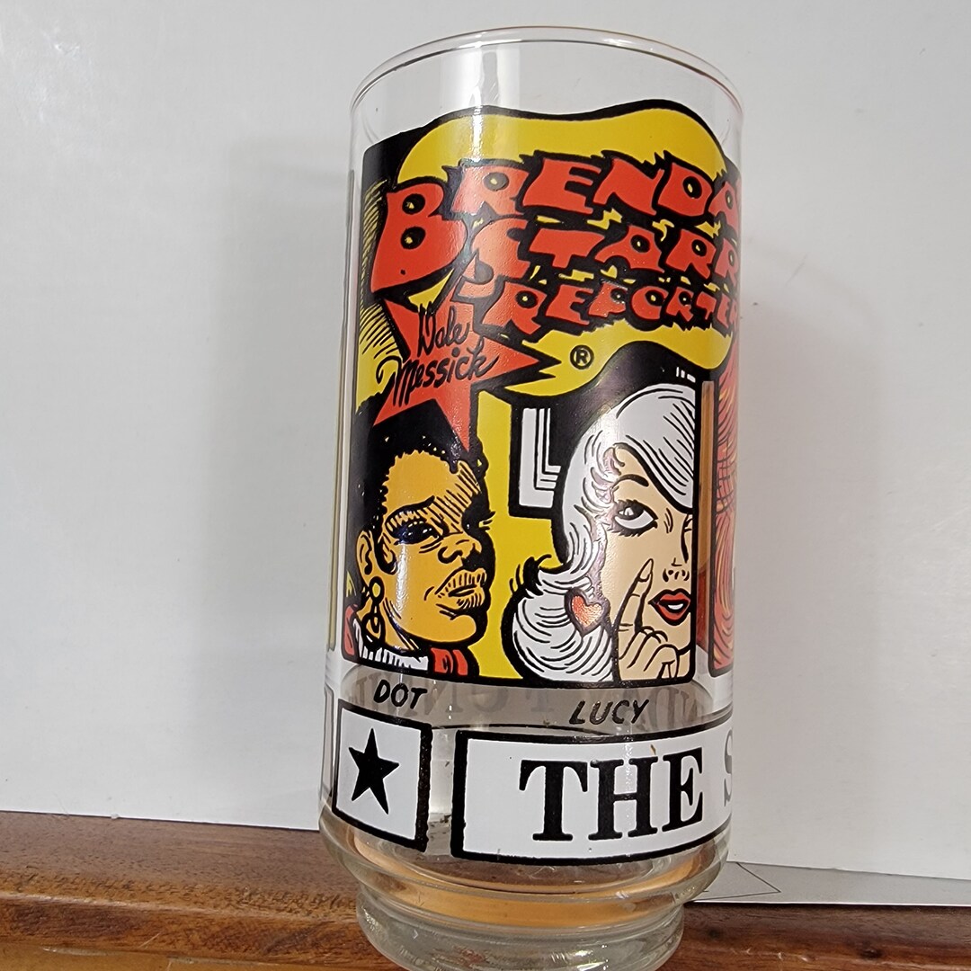 Sunday Funnies Moon Mullins Glass, New York News 1976 Cartoon Glasses ...