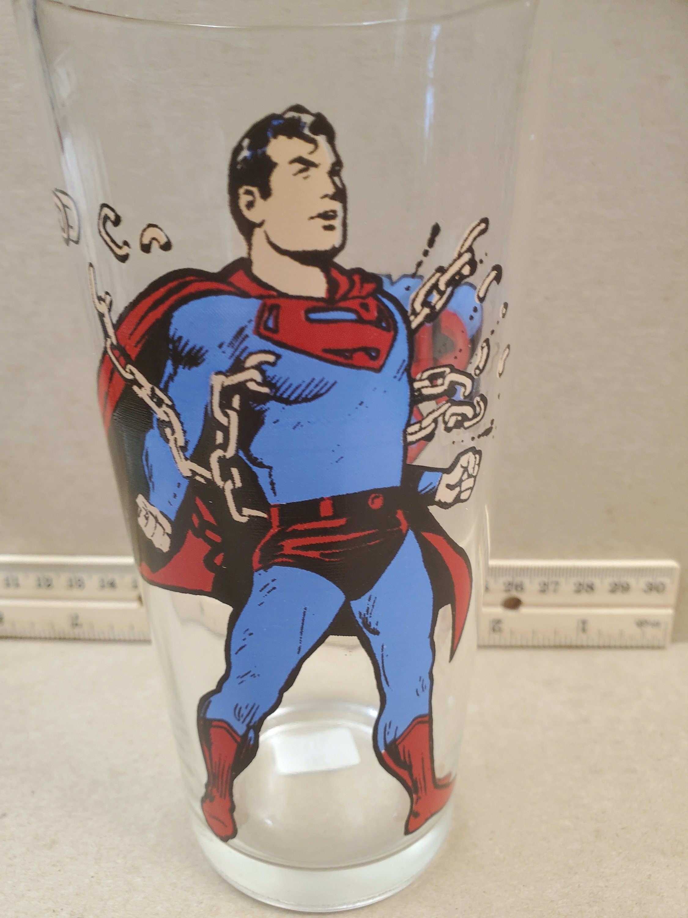 Pepsi Superheroes Glass Pepsi Superman Superman Glass - Etsy