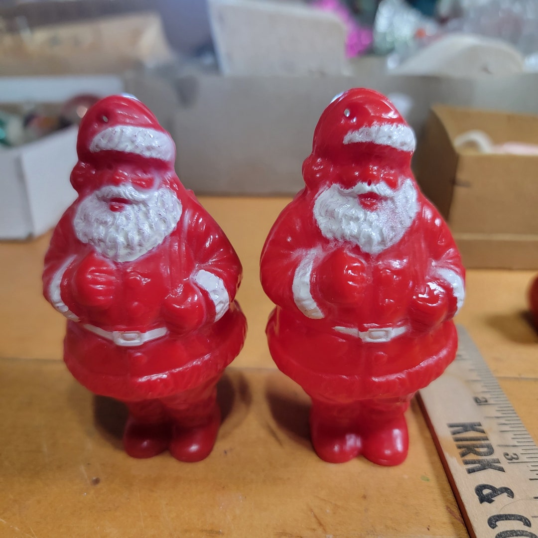 Vintage Rosbro Santa Candy Containers, Vintage Santa, Old Santa ...