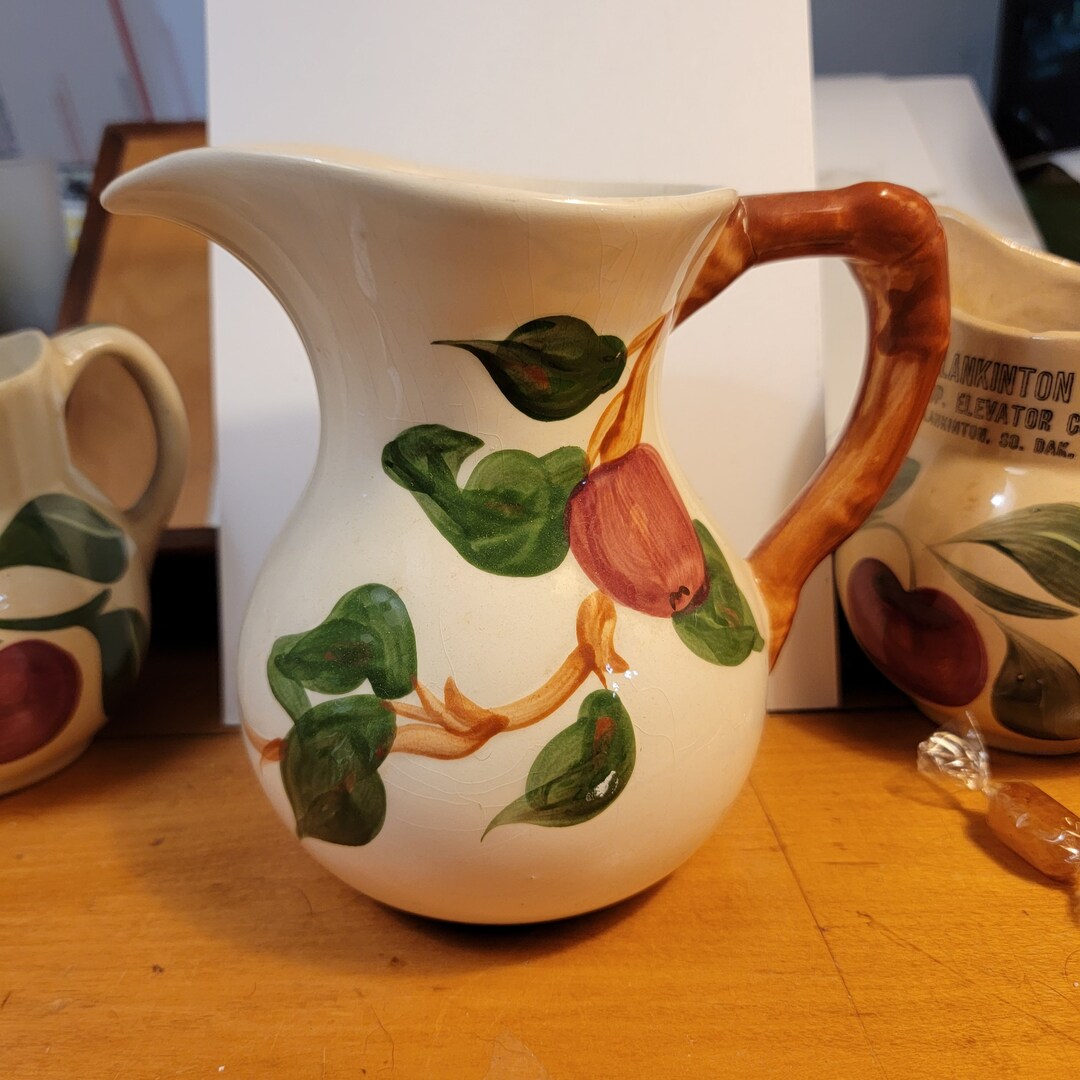 Vintage Franciscan Pottery, Franciscan Apple Pitcher, Vintage ...